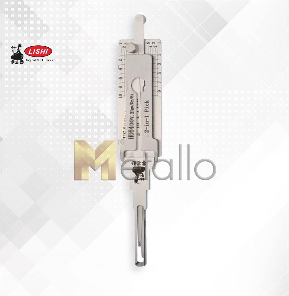 Original Lishi HU64 10 HS 2-Track 3 en 1 visión nocturna para Mercedes