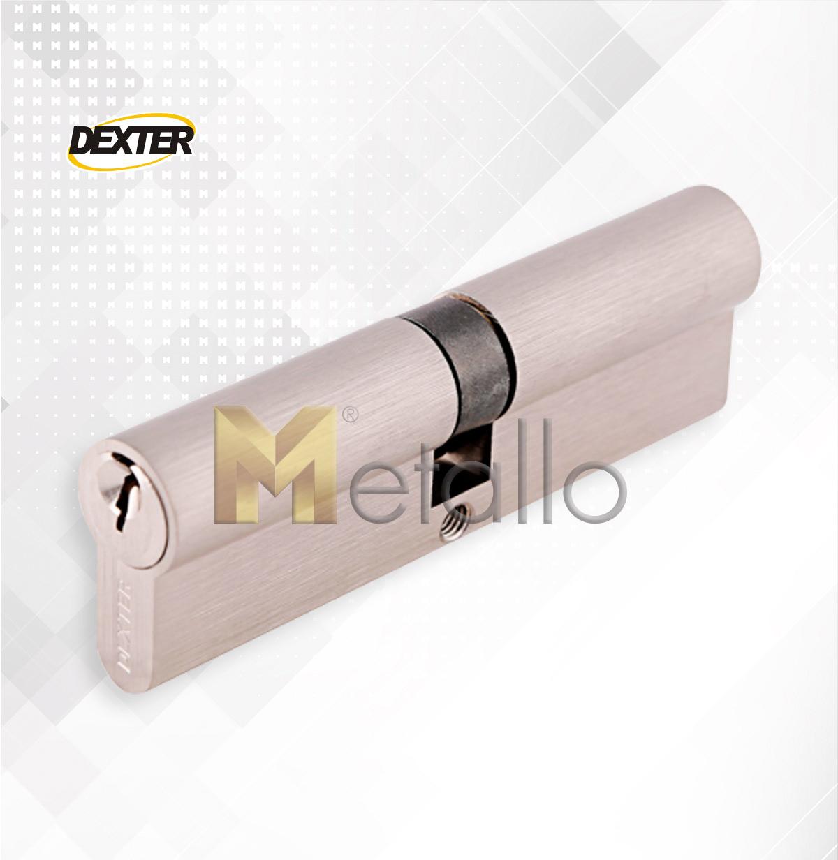 CILINDRO DEXTER DELUXE 60MM LLAVE DE ACERO INOXIDABLE
