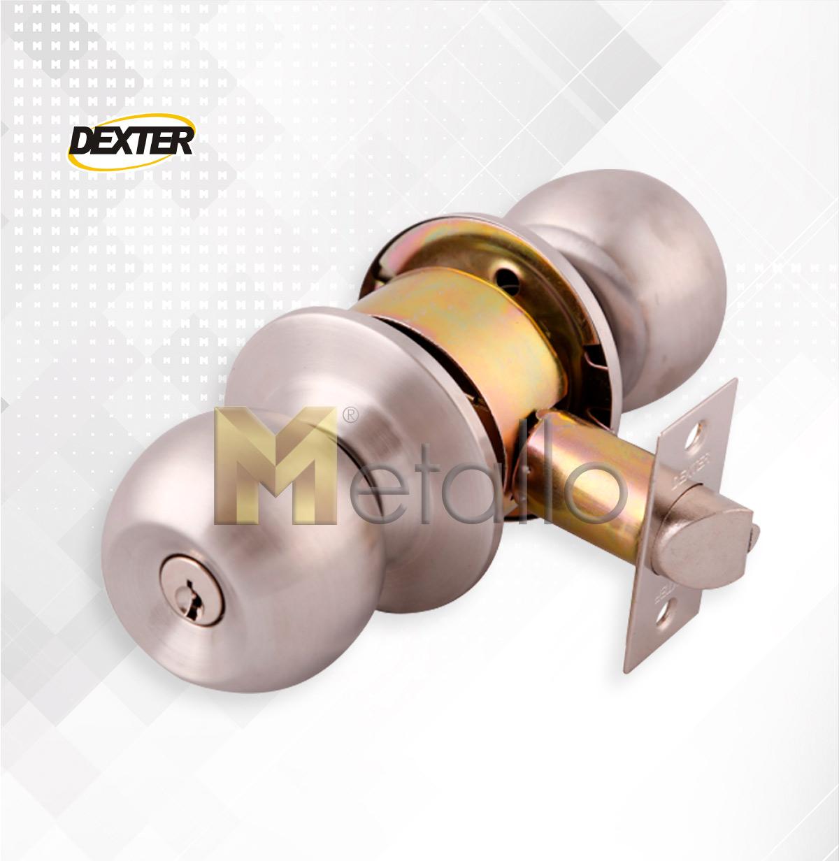 Cerradura DEXTER Perilla Barza Cilíndrica para Llave estándar Lb